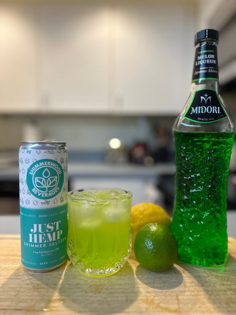 Shimmer Shamrock: Green Midori Sour Cocktail/Mocktail – Shimmerwood ...