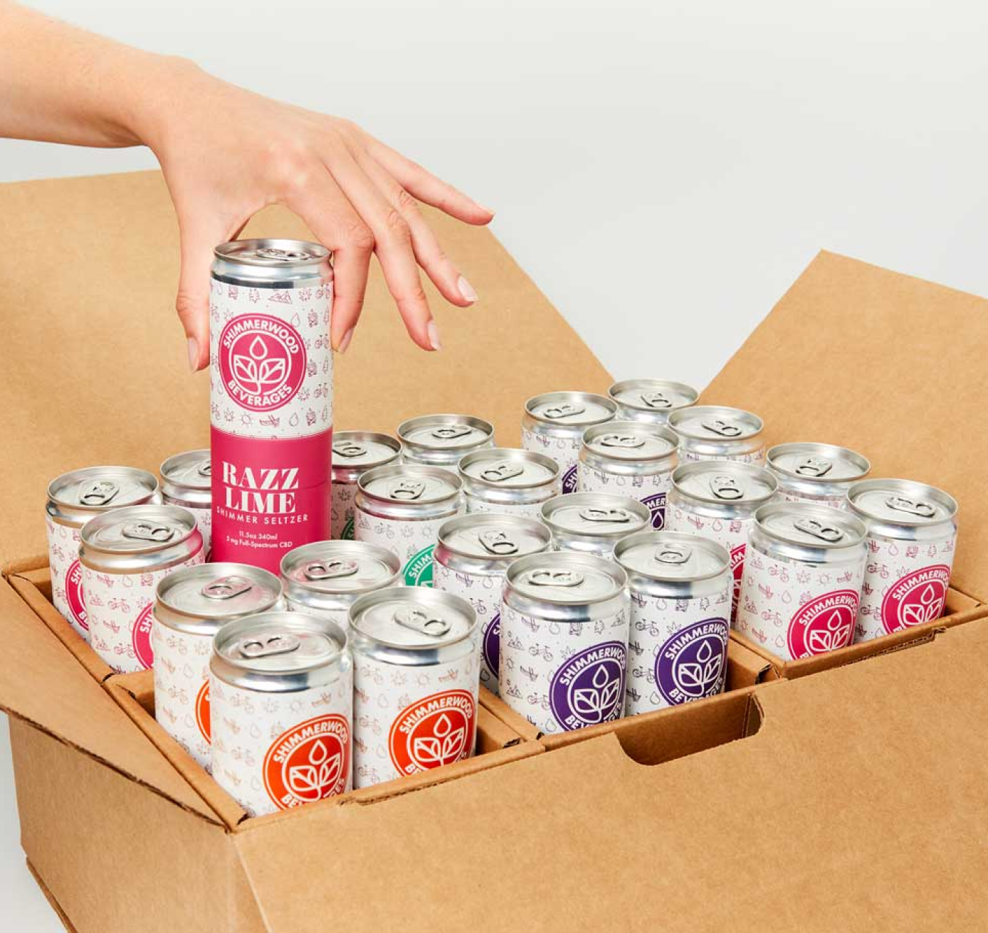 Custom CBD Seltzer Packs | Broad-Spectrum & THC-Free | Shimmerwood ...
